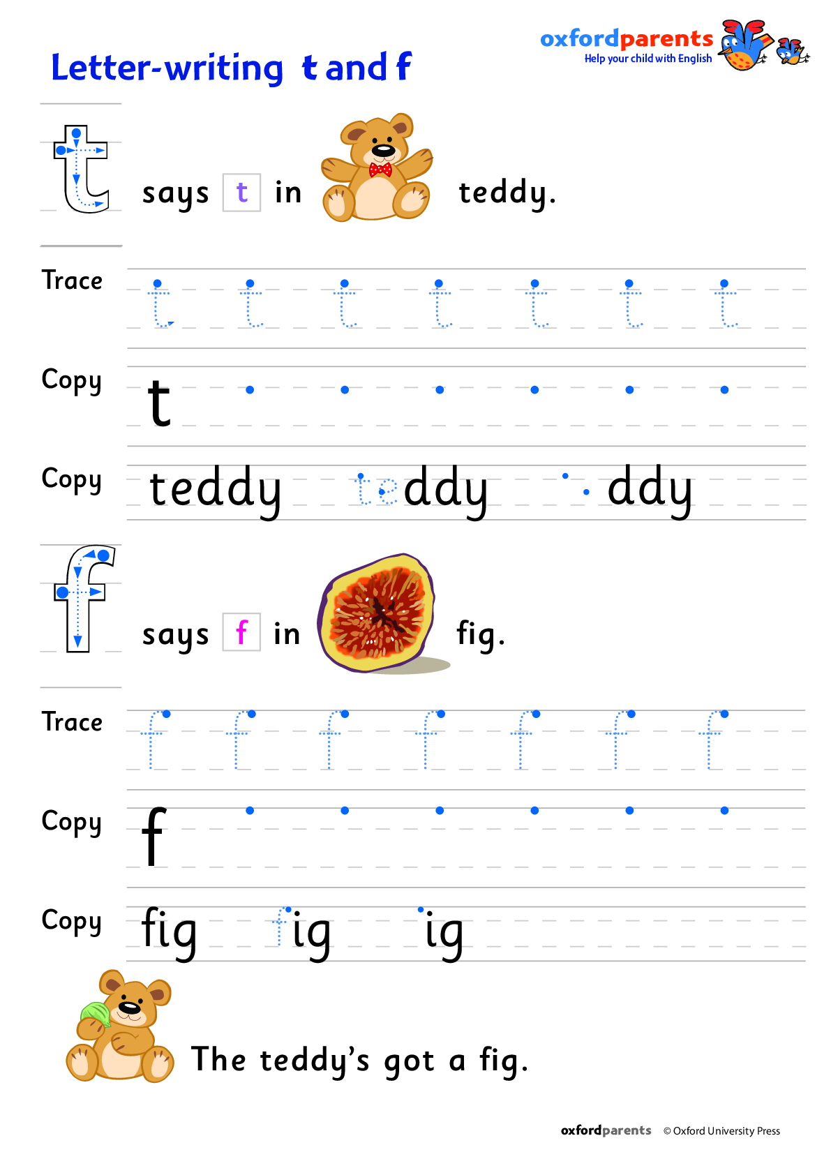 Family & Friends Alphabet book_Letter T&F